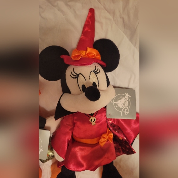 Disney | Toys | Collectible Disney Halloween Large Plush Mickey Minnie ...